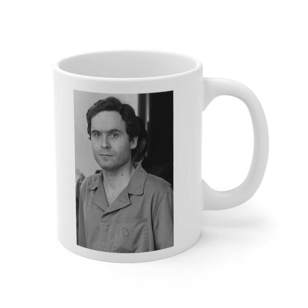 Ted Bundy Mugshot Coffee Mug, Police Mugshot Tea Cup, Serial Killer ...