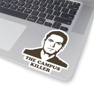Ted Bundy, Vintage Serial Killer Sticker, the Campus Killer, Famous ...