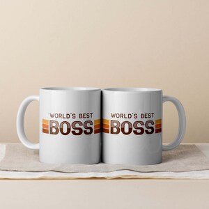 World's Best Boss Mug, Funny Office Mug, Cute Cup for Boss, the Office ...