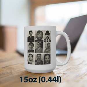 Famous Serial Killers Coffee Mug Notorious Criminals Mugshots - Etsy