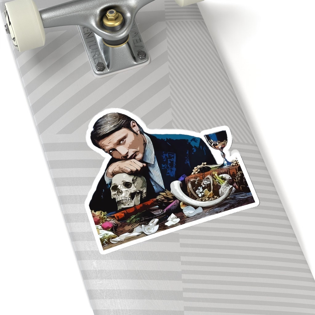 Hannibal Lecter Art Sticker Funny TV Show Decal Eat the Rude | Etsy
