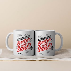 Better Call Saul Coffee Mug, Saul Goodman Tea Cup, Jimmy Mcgill Print ...
