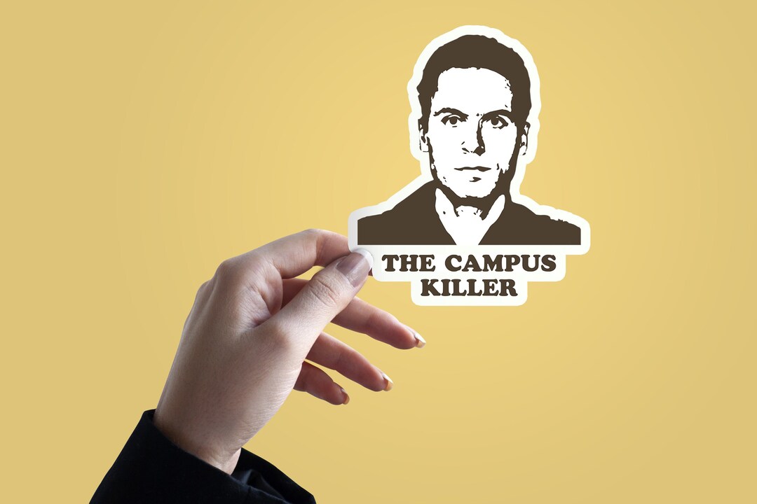 Ted Bundy, Vintage Serial Killer Sticker, the Campus Killer, Famous ...