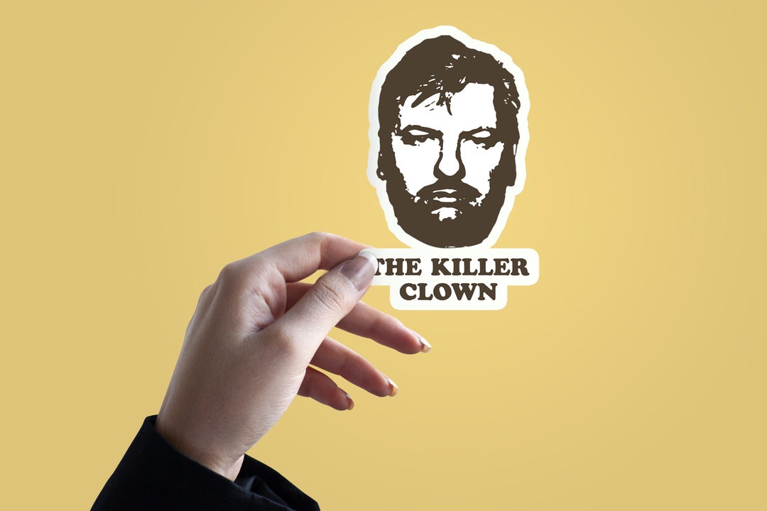 John Wayne Gacy, Vintage Serial Killer Sticker, the Killer Clown ...