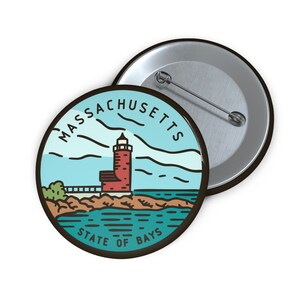 All US States Badges, Each State Travel Pin Button, Your State Travel ...