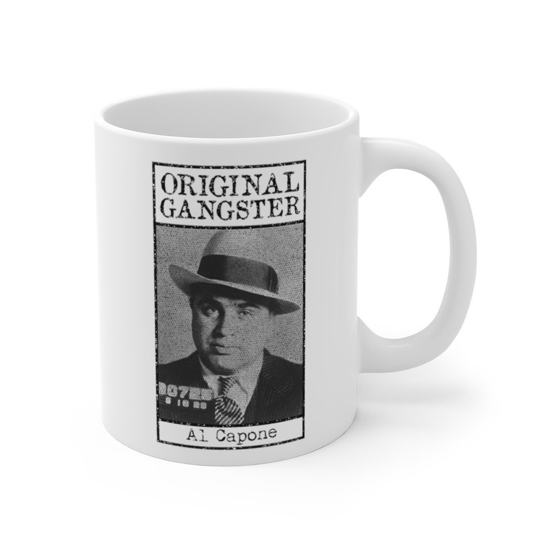 Al Capone scarface Coffee Mug, Original Gangster Tea Cup, Vintage ...