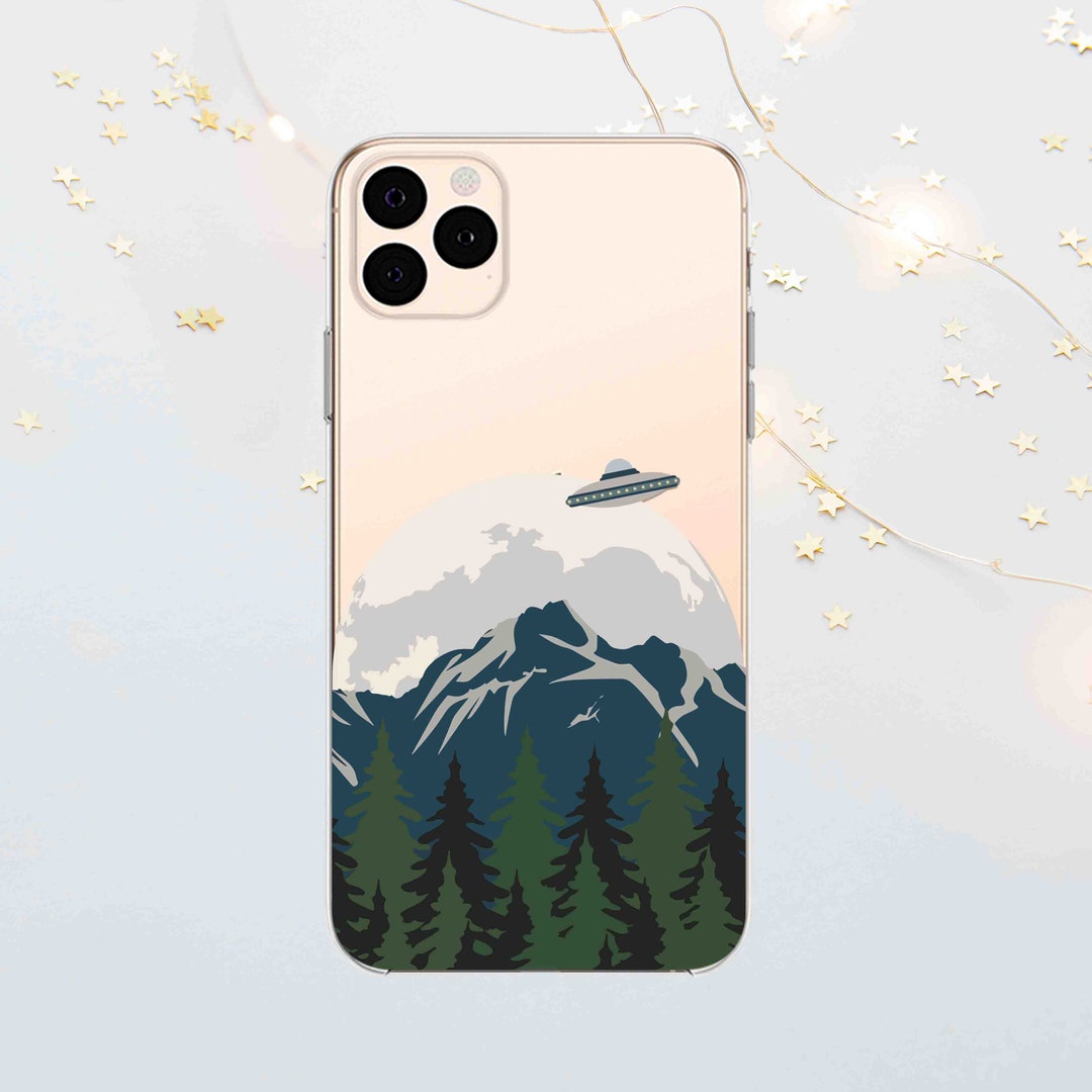 Alien Spaceship iPhone Case: Mountain Forest TPU Cover - Etsy UK