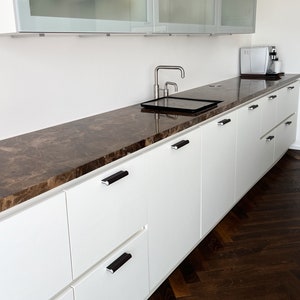Unique Cabinet Hardware, Custom Drawer Pulls, Leather Cabinet Handles ...