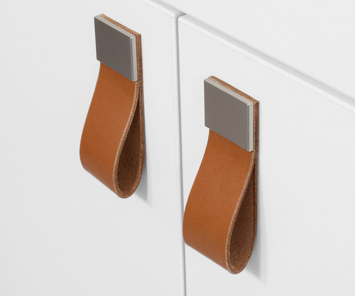 Unique Leather Loops Handcrafted in Germany Leather Handles - Etsy Canada