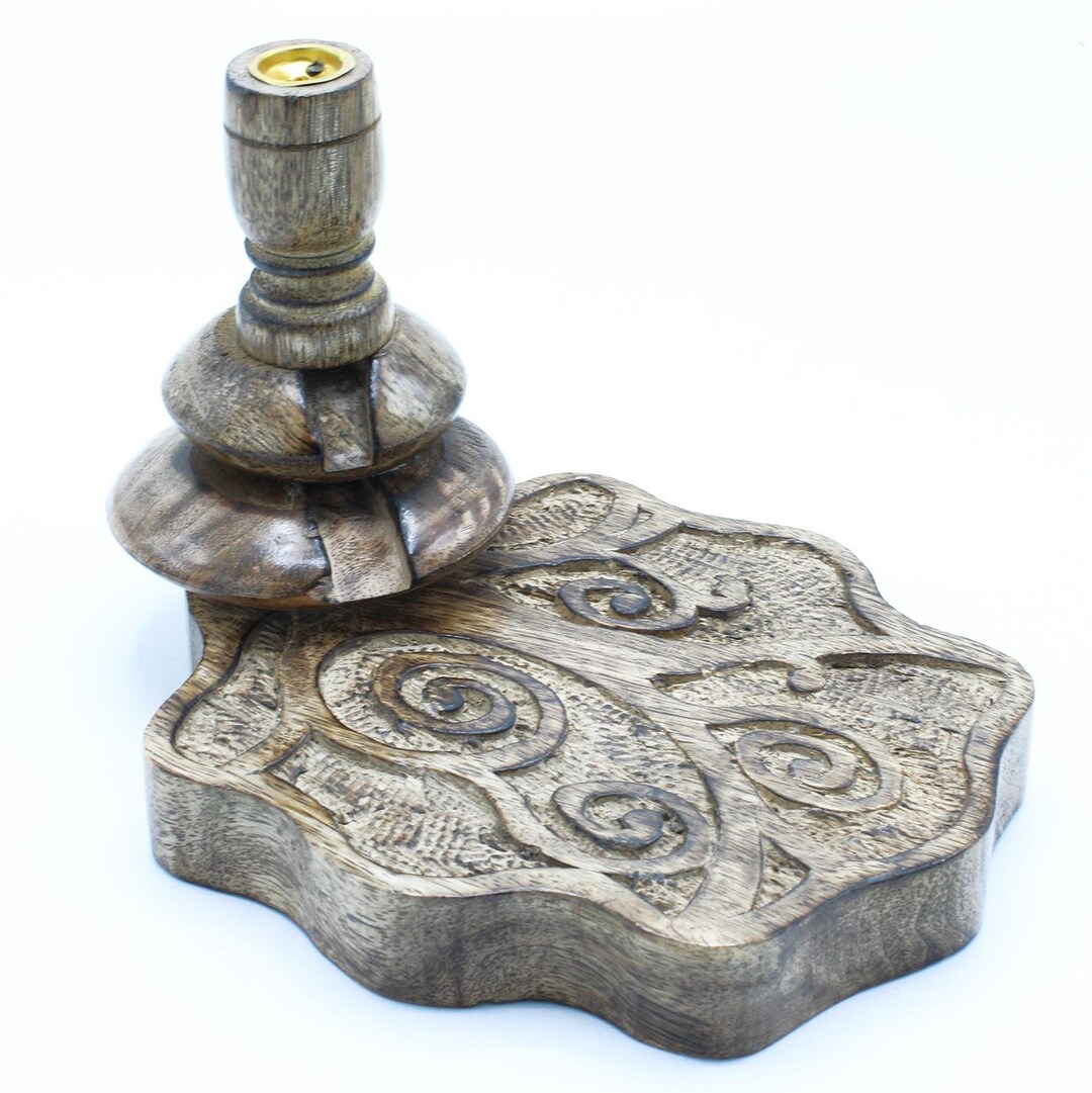 Medium Mango Wood Backflow Burner Tree of Life - Etsy