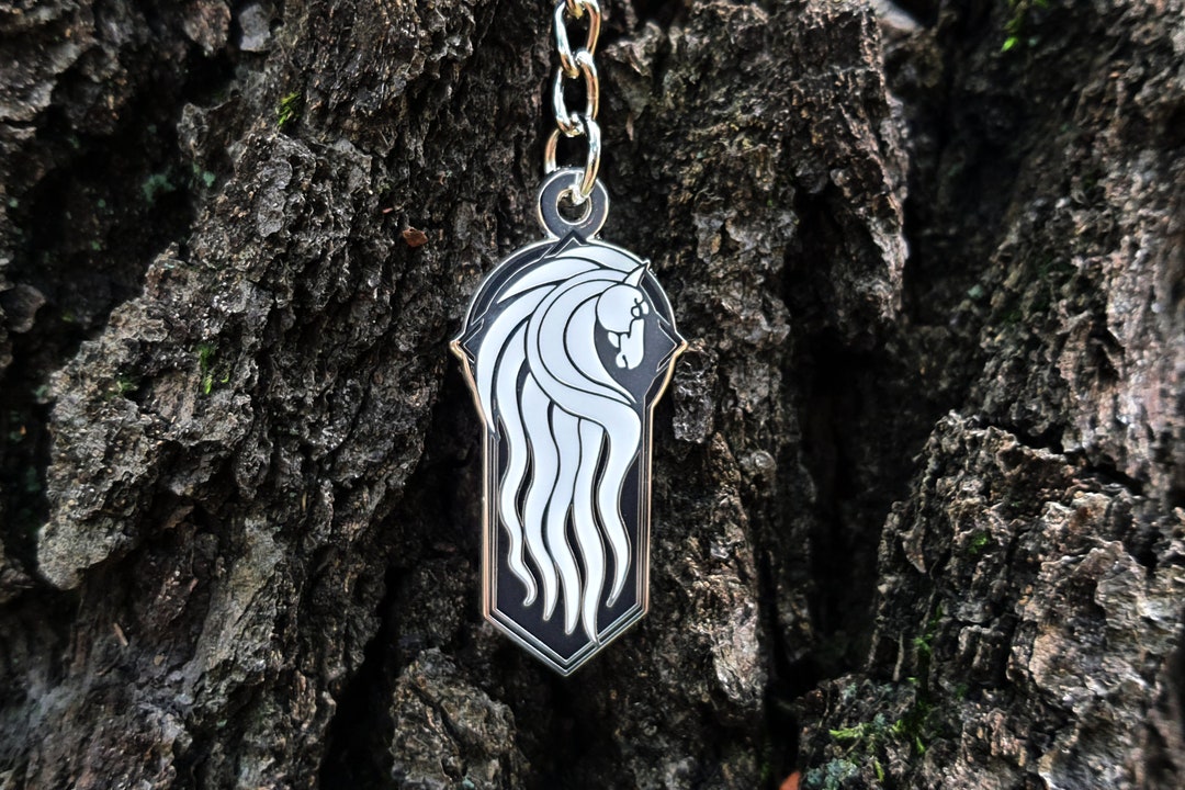 Rohirrim Banner Silver Riders of Rohan Lotr Jewelry Rohan Jewelery ...