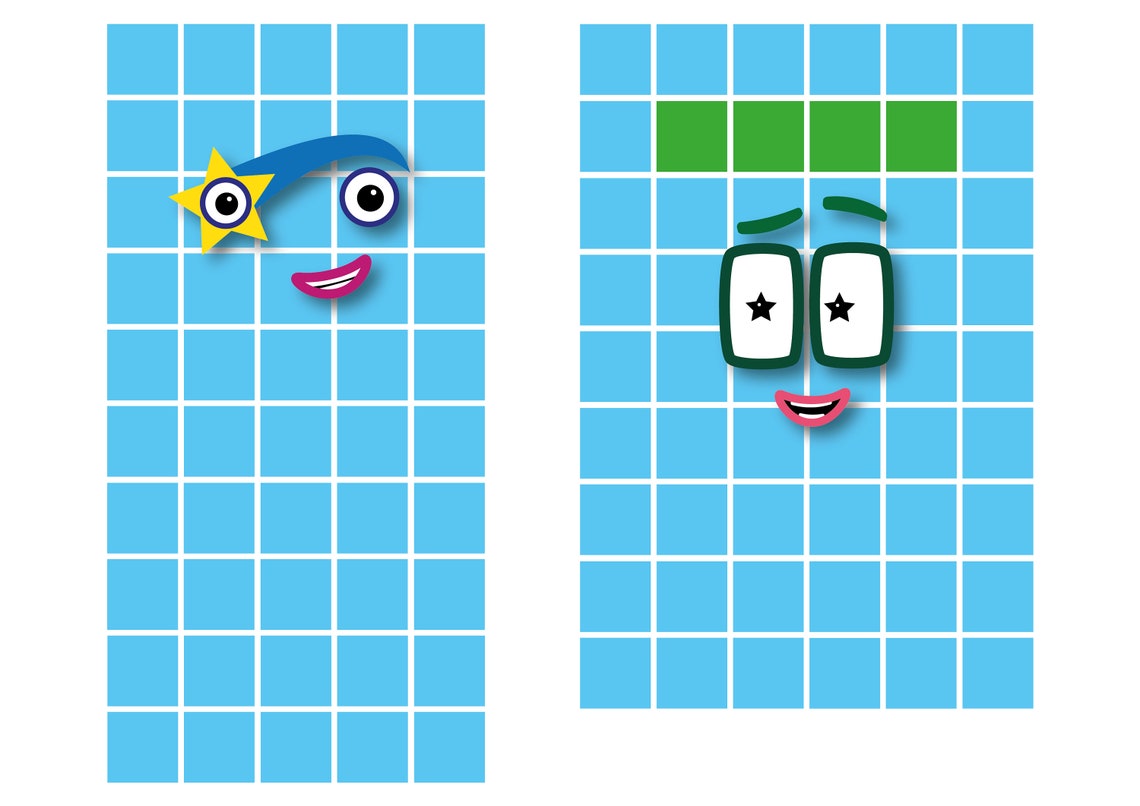 Numberblocks 30-59 Digital Download - Etsy