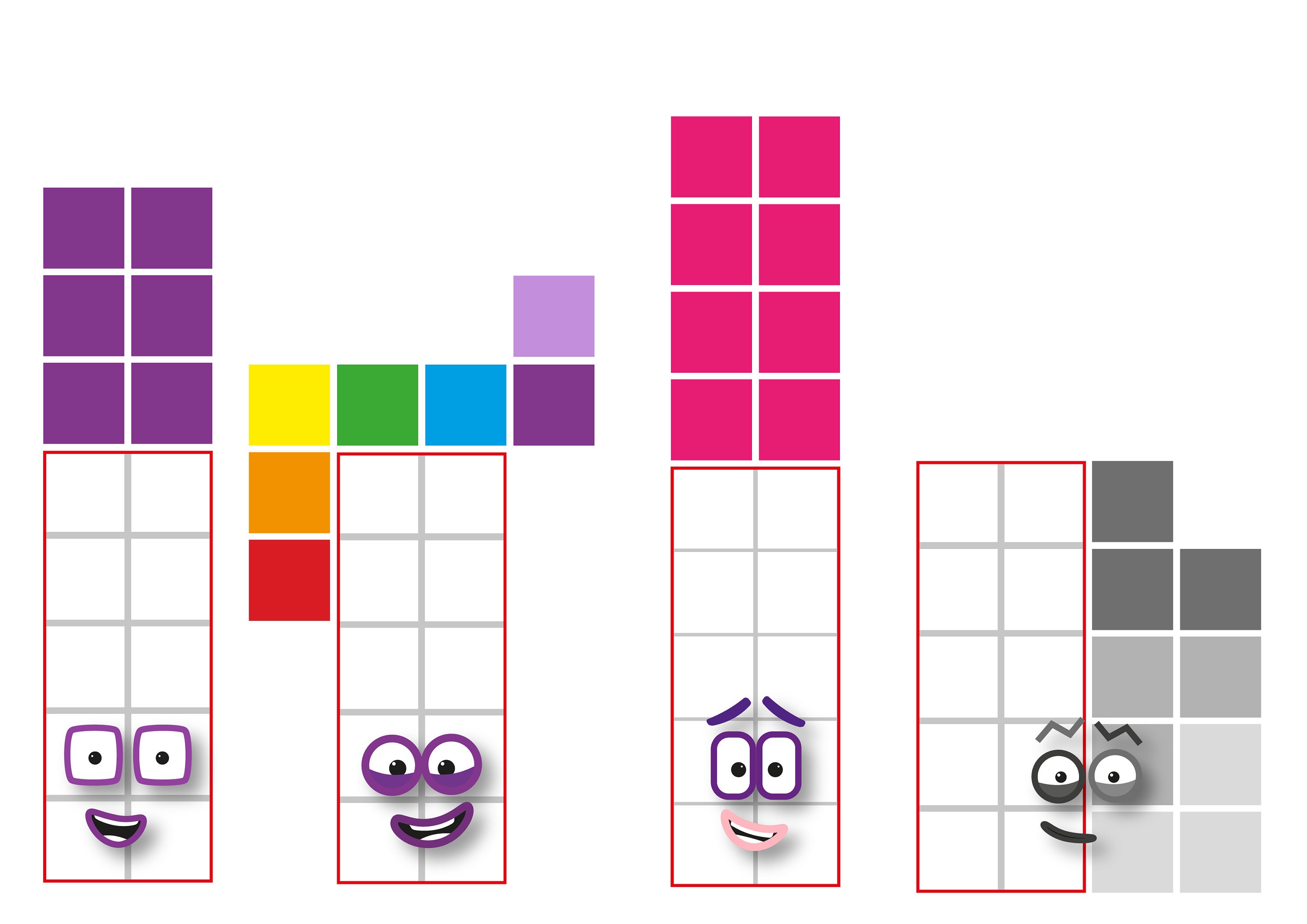 Numberblocks 1-29 Digital Download - Etsy