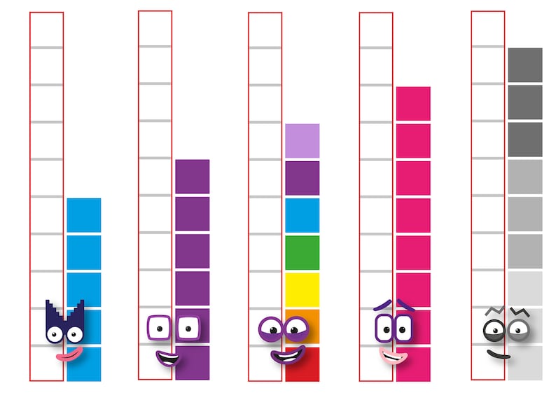 Numberblocks 1-29 Digital Download - Etsy