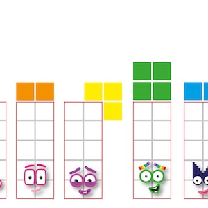 Numberblocks 1-29 Digital Download - Etsy