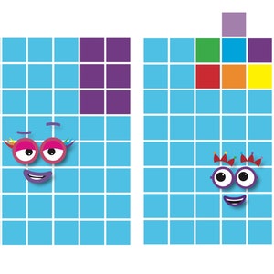 Numberblocks 30-59 Digital Download - Etsy