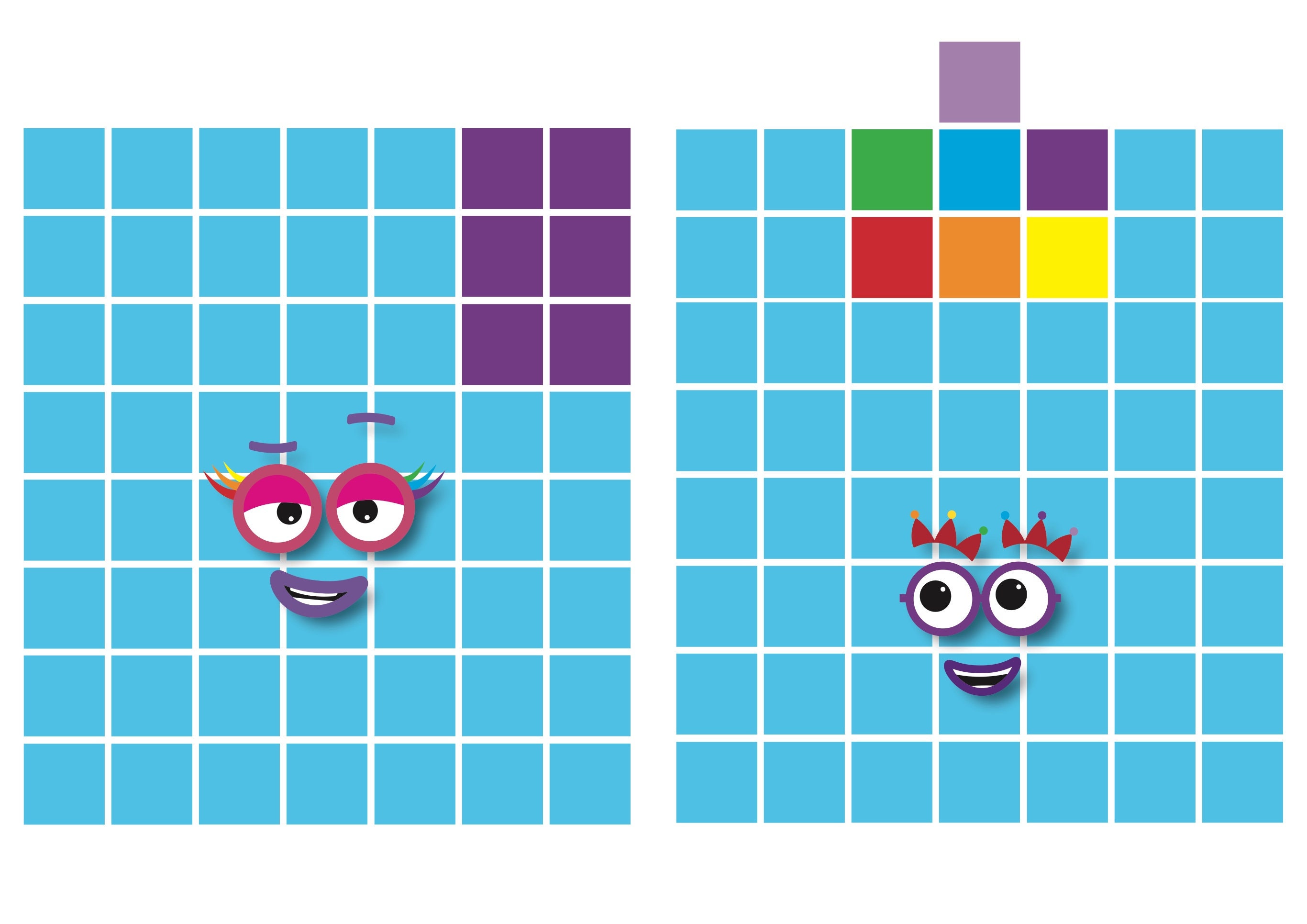 Numberblocks 30-59 Digital Download - Etsy