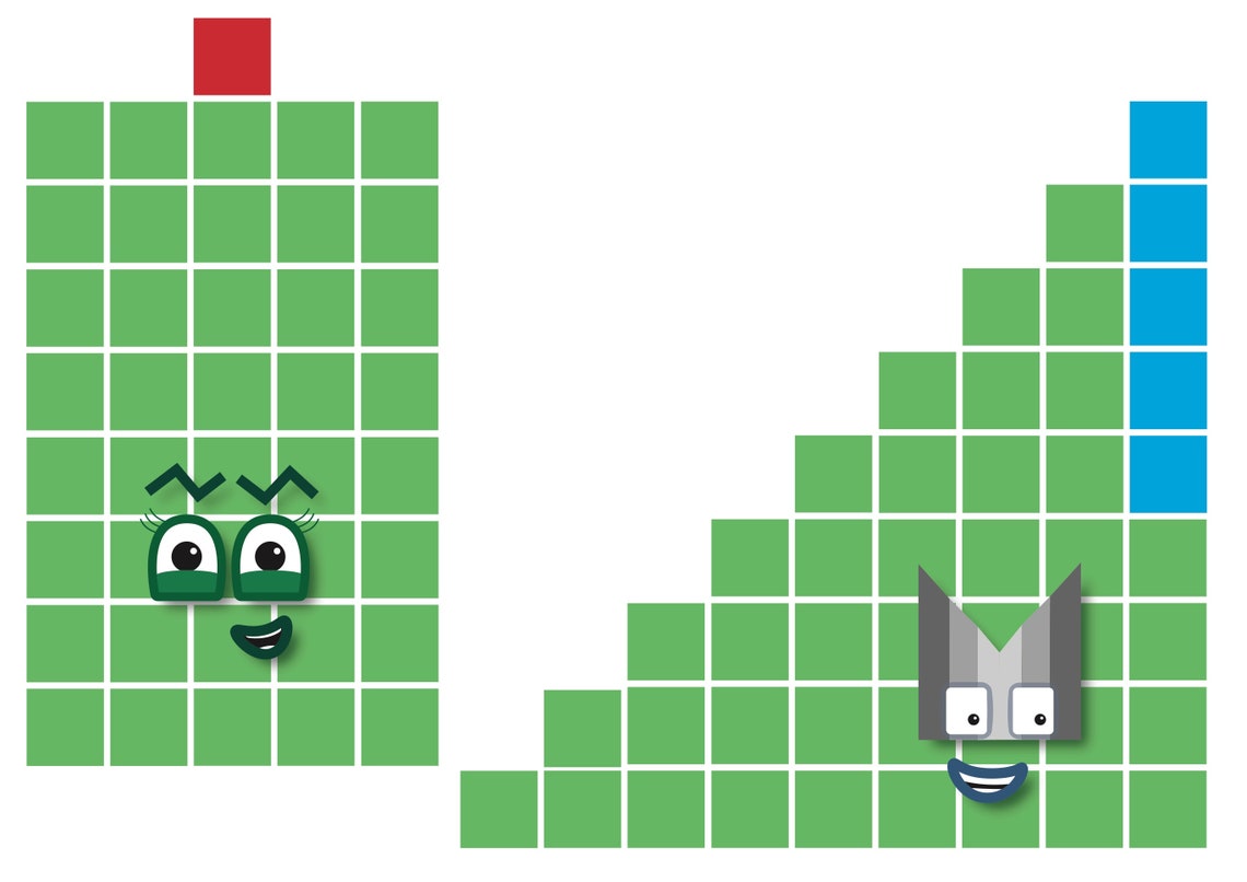 Numberblocks 30-59 Digital Download - Etsy