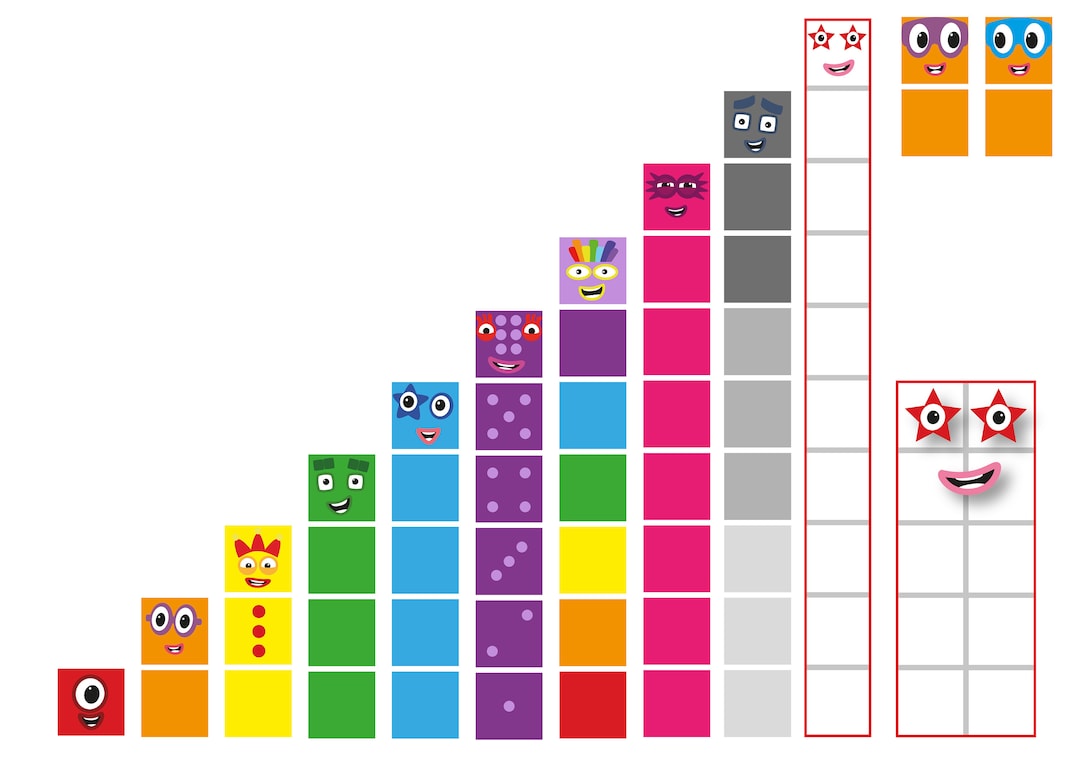 Numberblocks 1-29 Digital Download - Etsy