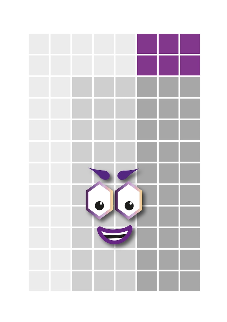 Numberblocks 90-1000 Digital Download - Etsy