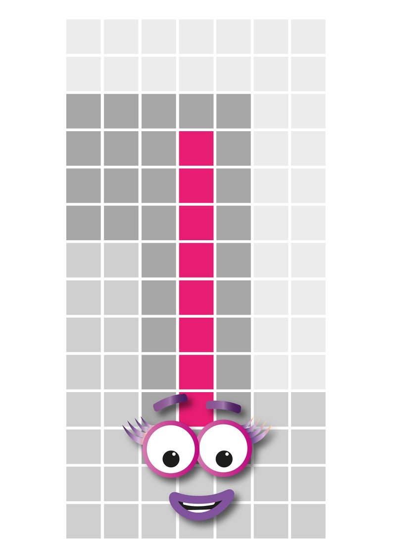 Numberblocks 90-1000 Digital Download - Etsy