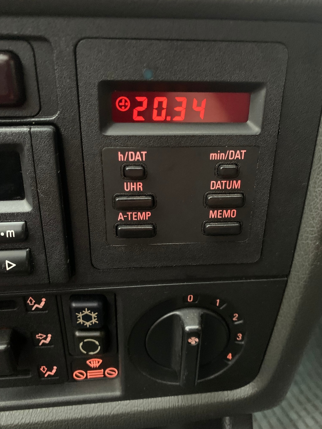 OBC OBC1 Deutsch/germany Outdoor Temperature/digital Clock Obc BMW M3 ...