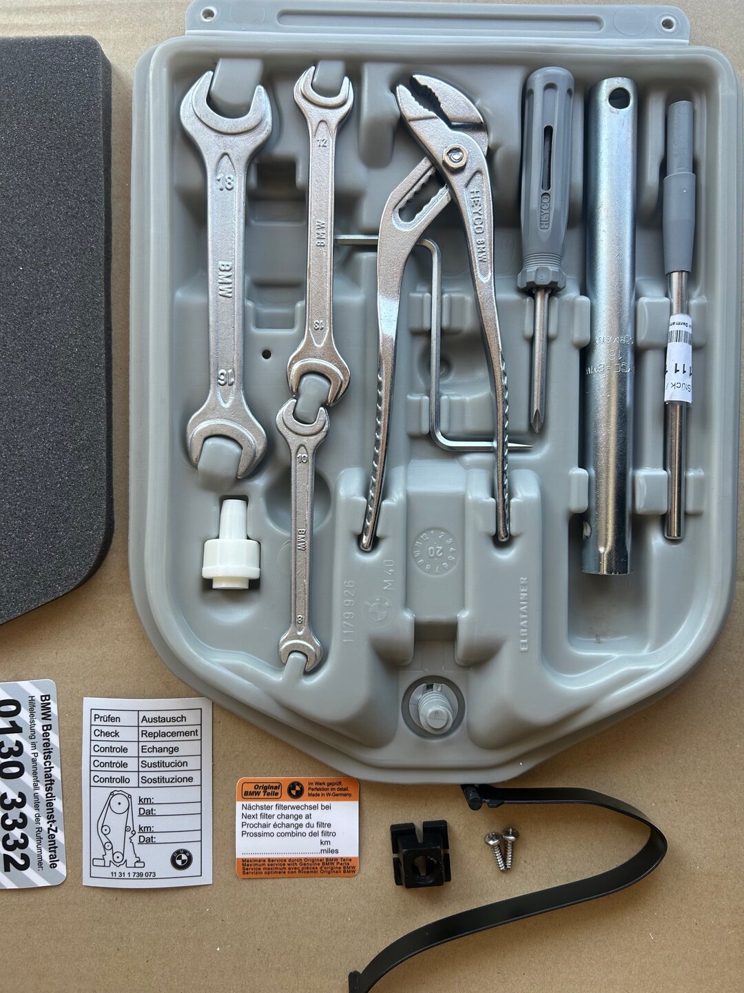 21pcs BMW E30 318i M40 Full Set Toolbox Toolkit 316i 316 1128913 ...