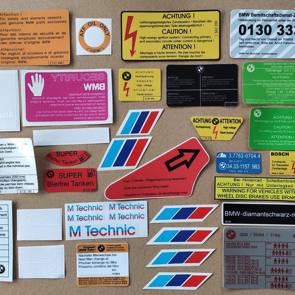 Engine Bay Stickers - Etsy