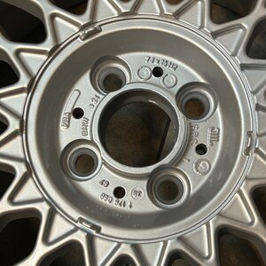 1x Light Alloy Rim Silver BBS RZ Styling 5 BMW E30 4x100 7jx15h2 Et:24 ...