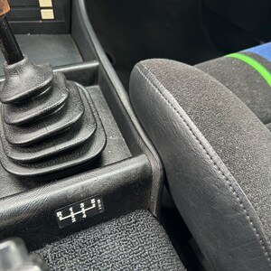 1x 5 Speed Gearbox Letter Sticker Label Diagram BMW E21 E9 E12 E23 E24 ...