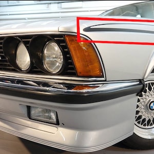 BMW M-technic E12 E28 E23 E30 Stickers Set BLACK 4door 8pcs/8tlg - Etsy