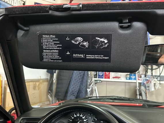 Bmw e30 sun visor store