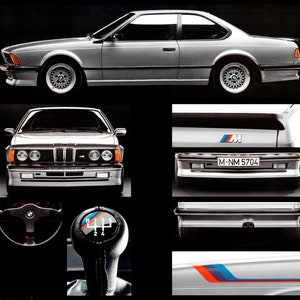 M-technic MT1 Decor Set Stickers BMW E30 E24 E12 PROFESSIONAL - Etsy