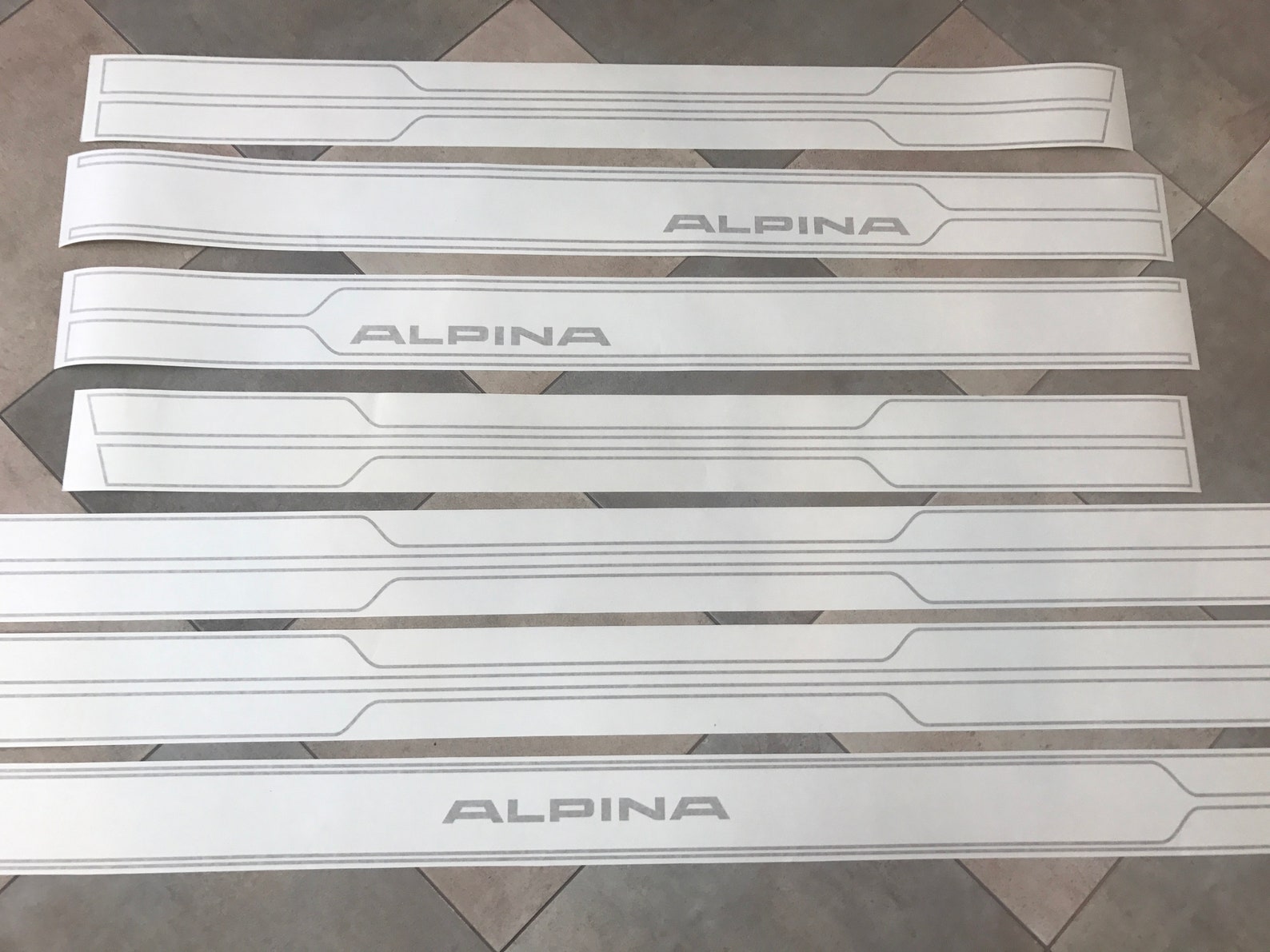 2d Alpina SILVER SLIM Decors Stickers BMW E21 E10 E24 E30 - Etsy