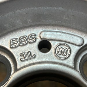 1x Light Alloy Rim Silver BBS RZ Styling 5 BMW E30 4x100 7jx15h2 Et:24 ...