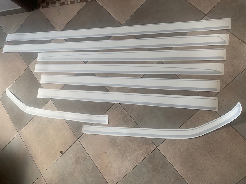 BMW E24 SILVER M-technic Decoset Stickers 8pcs/8tlg - Etsy