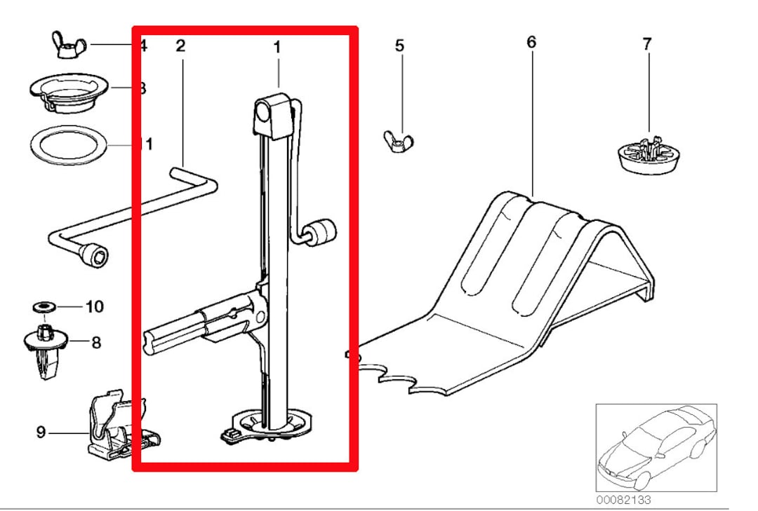 BMW E36 Lifting Jack 325i 320i 323i 325e 325ix 325es 316 318i 320i - Etsy