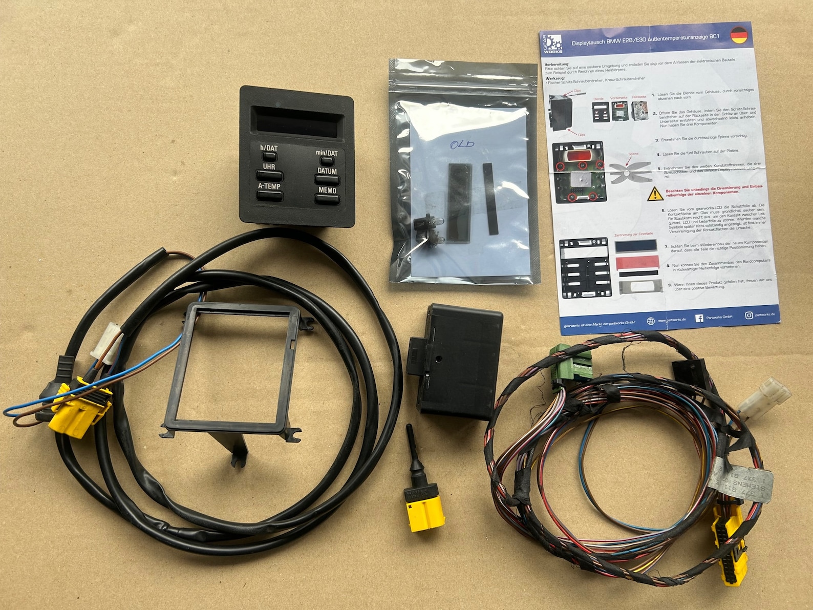 Full Set OBC OBC1 Deutsch/germany 6-button Outdoor Temperature/digital ...