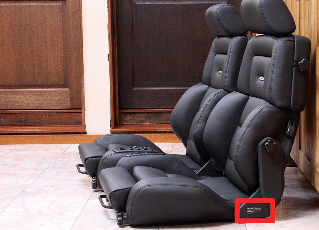 1x Recaro Cover Emblem Fits to Recaro 81 Orthopad BMW E21 E30 E24 ...