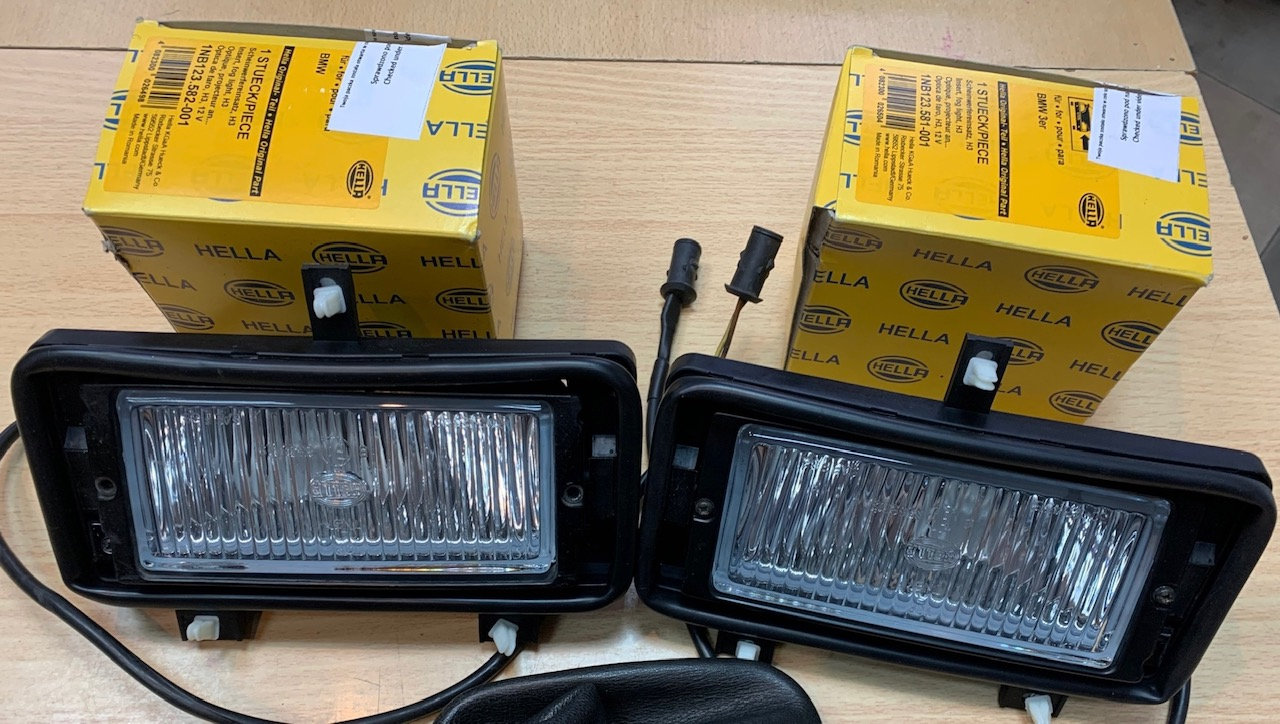 Full Set- Fog Lights L+R Zkw/hella BMW E30 1985-1990 - Etsy