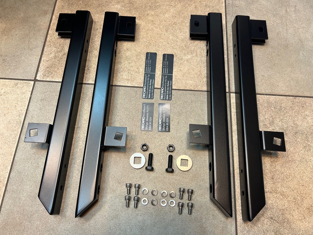 2x Recaro Consoles - BMW E30 325i M3 Alpina RECARO Adapters Consoles (2 ...