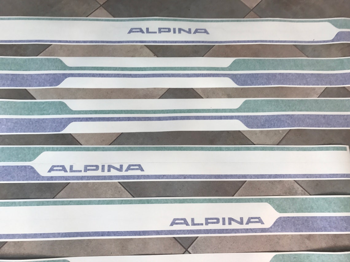 Green-blue Décor Sticker Set BMW Alpina E21 E30 E24 E10 | Etsy