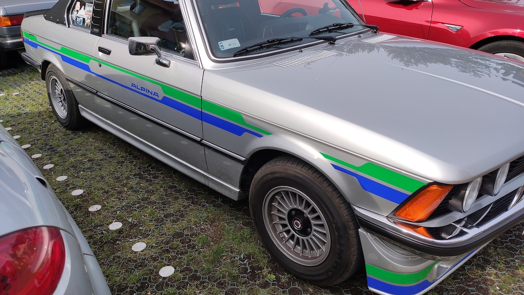 2d Alpina GREEN-BLUE Decors Set Stickers BMW E21 E10 E24 E30 (2-door ...