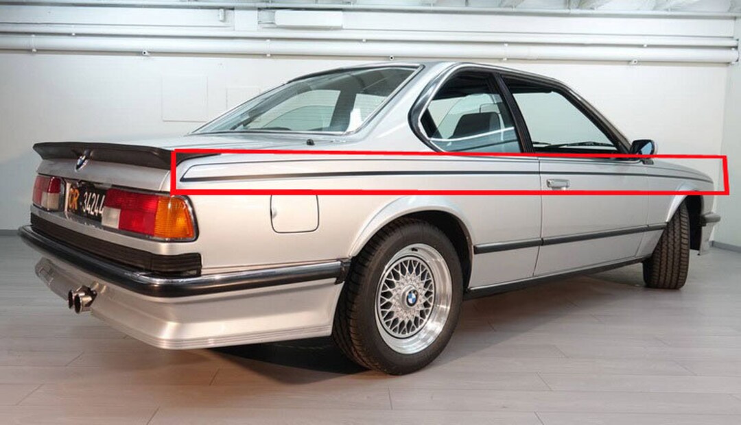 BMW M-technic E12 E28 E23 E30 Stickers Set BLACK 4door 8pcs/8tlg - Etsy