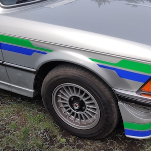 2d Alpina GREEN-BLUE Decors Set Stickers BMW E21 E10 E24 E30 (2-door ...