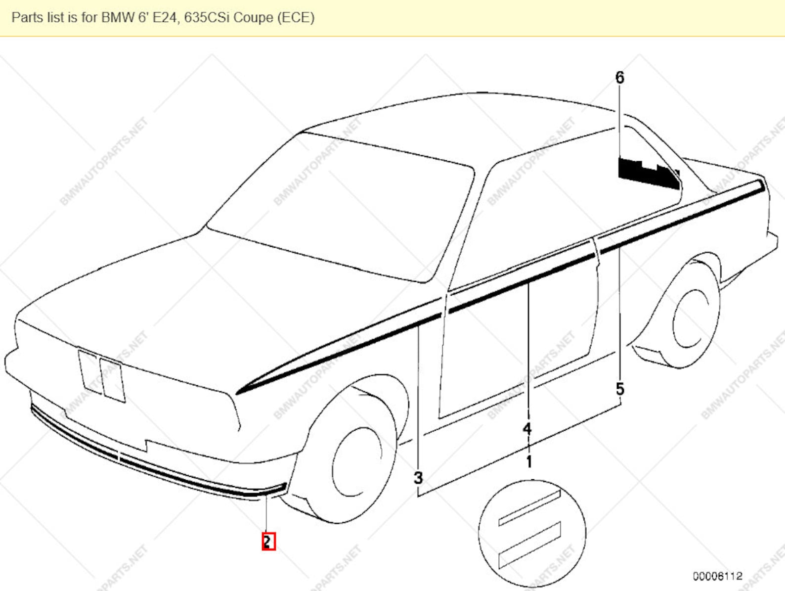 BMW E24 SILVER M-technic Decoset Stickers 8pcs/8tlg - Etsy