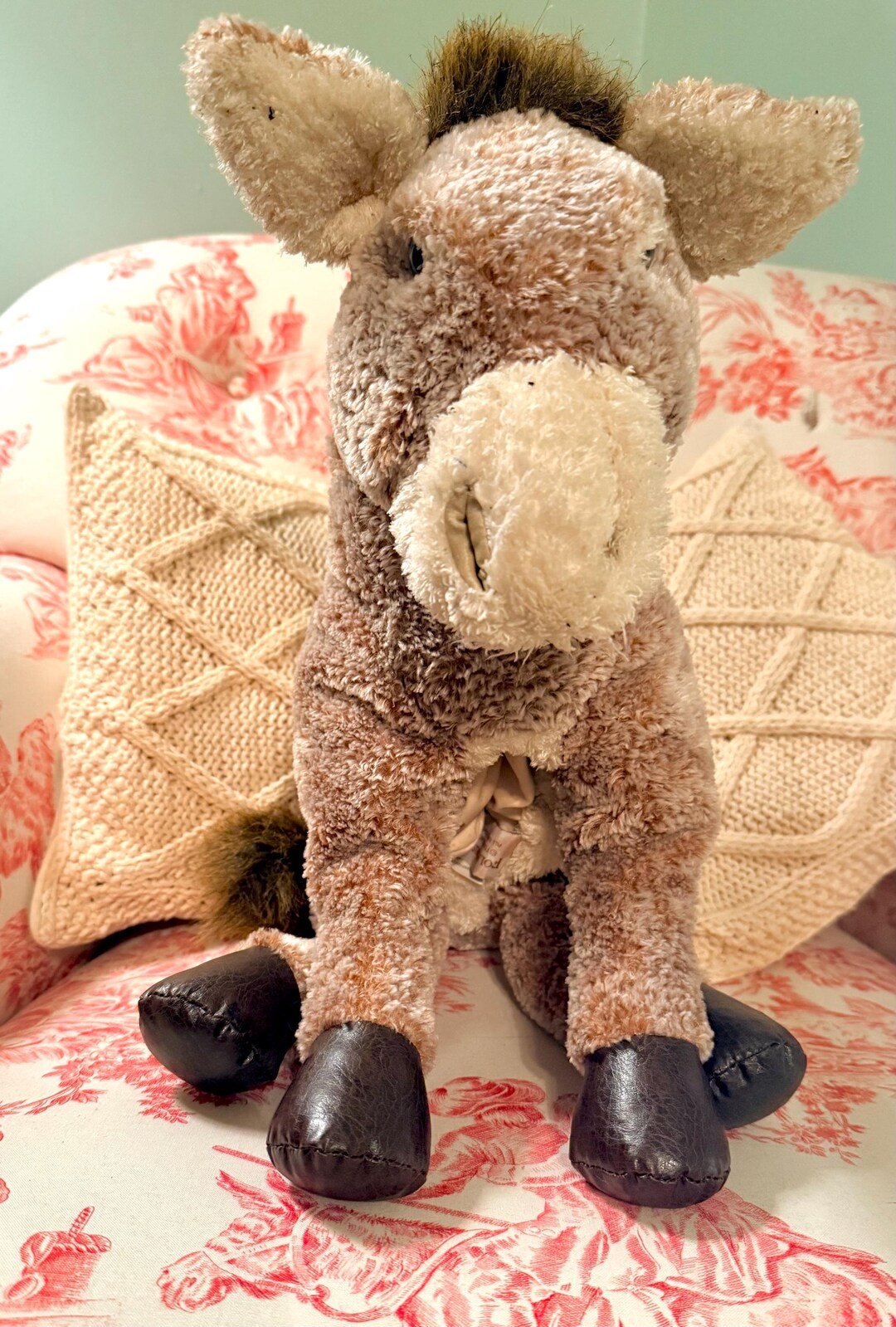 Folkmanis Donkey Hand Puppet - Etsy