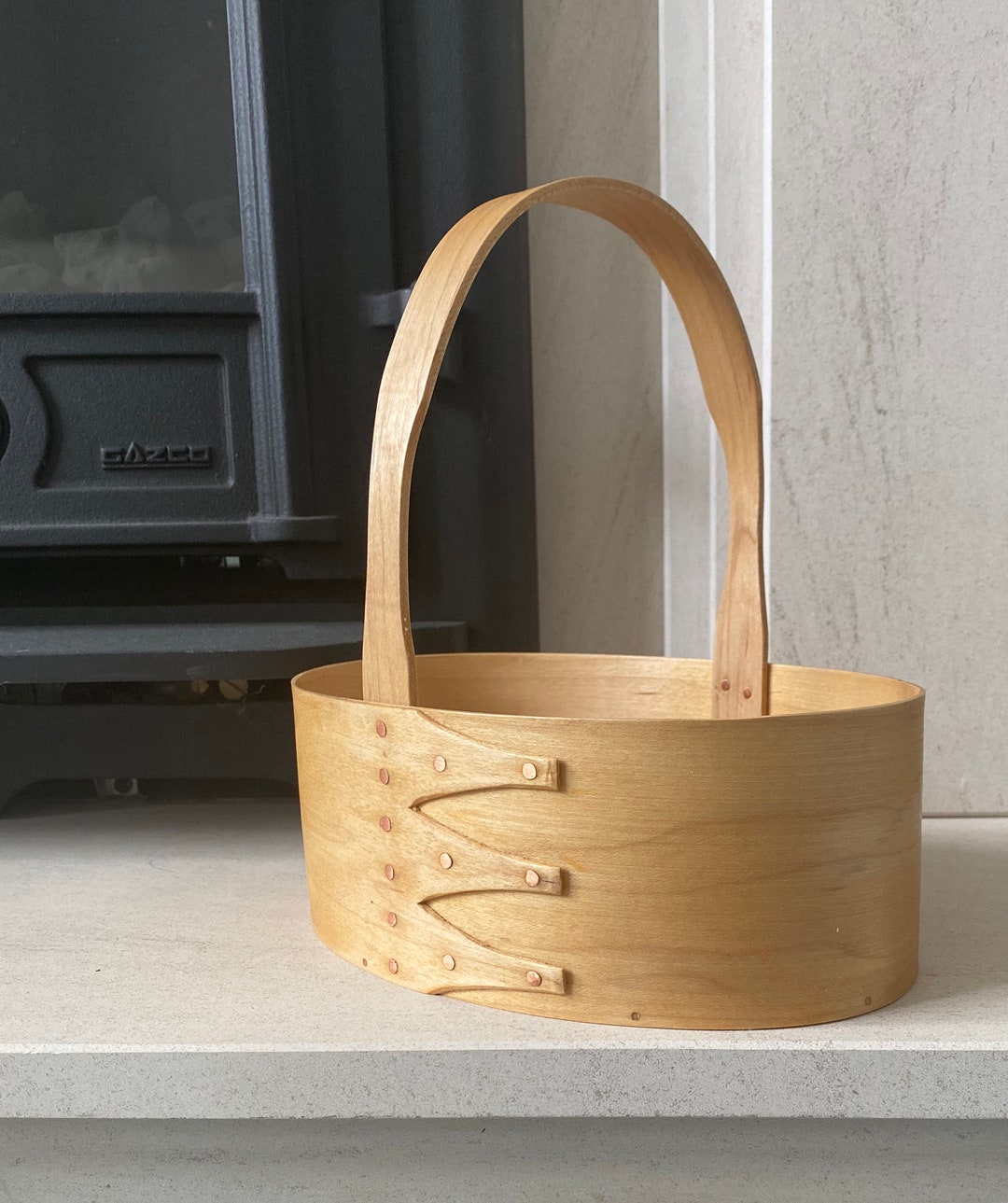 Maple Shaker Style Oval Basket 4 - Etsy