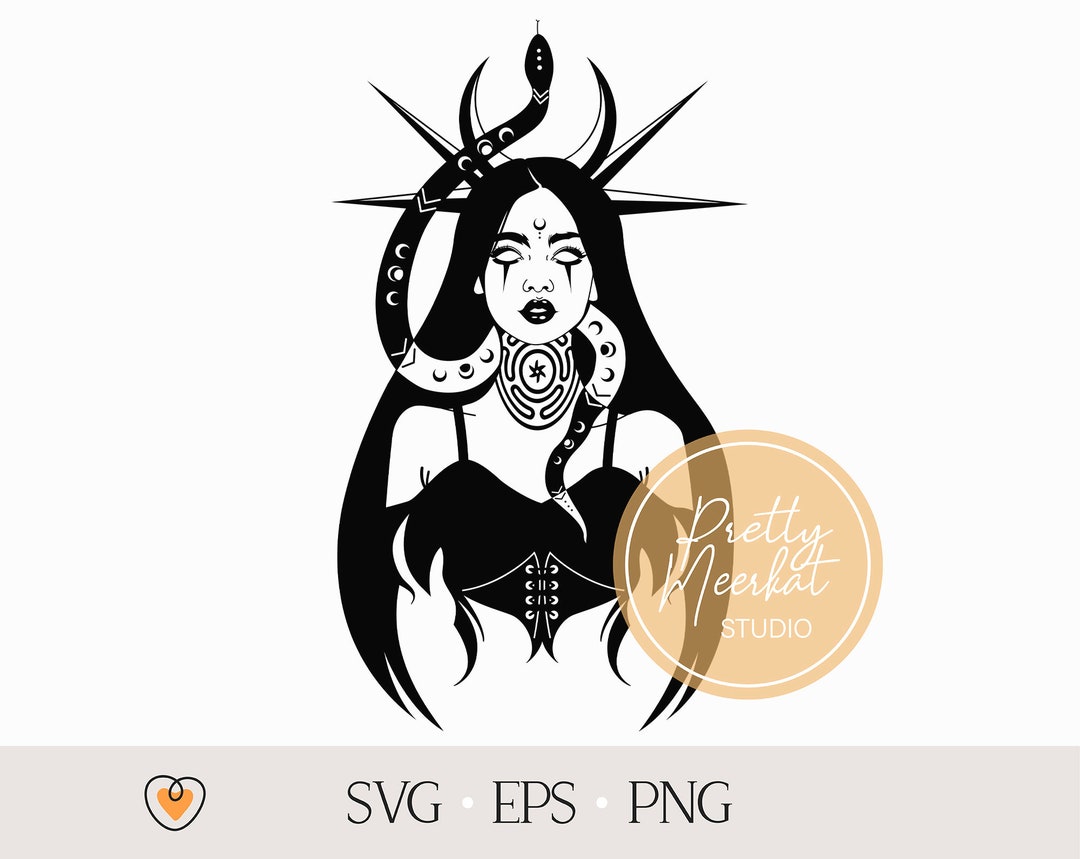 Hecate Goddess Svg #5, Witch Svg, Witchcraft Svg, Gothic Cricut Svg ...