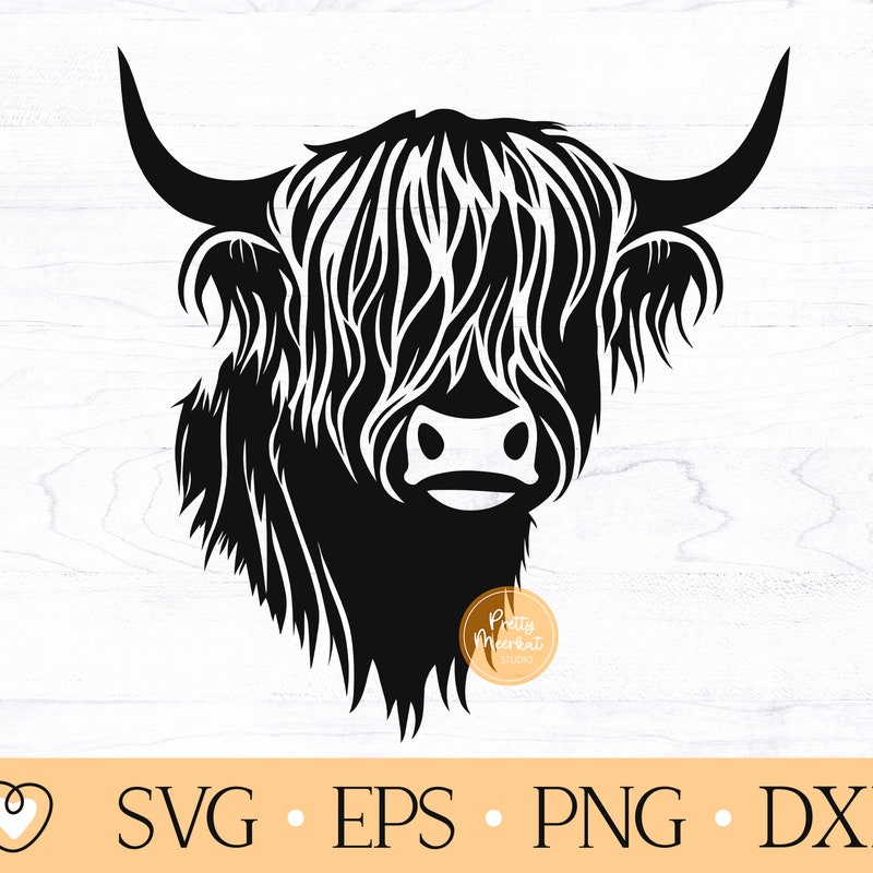 Highland Cow Svg - Etsy
